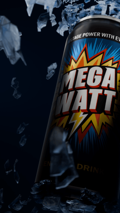 Mega Watt — Premium German Energy Drink | Less Sugar • Zero Fat • 200mg ...